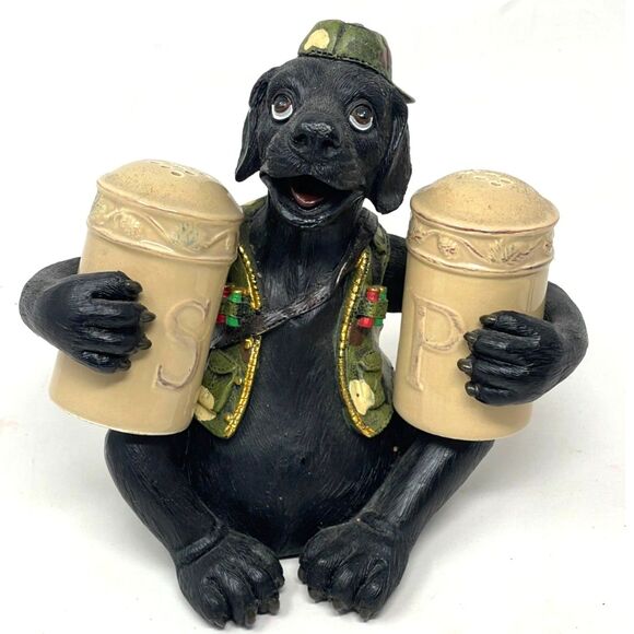 American Vintage | Kitchen | Vintage Lab Labrador Hunting Dog Holding ...